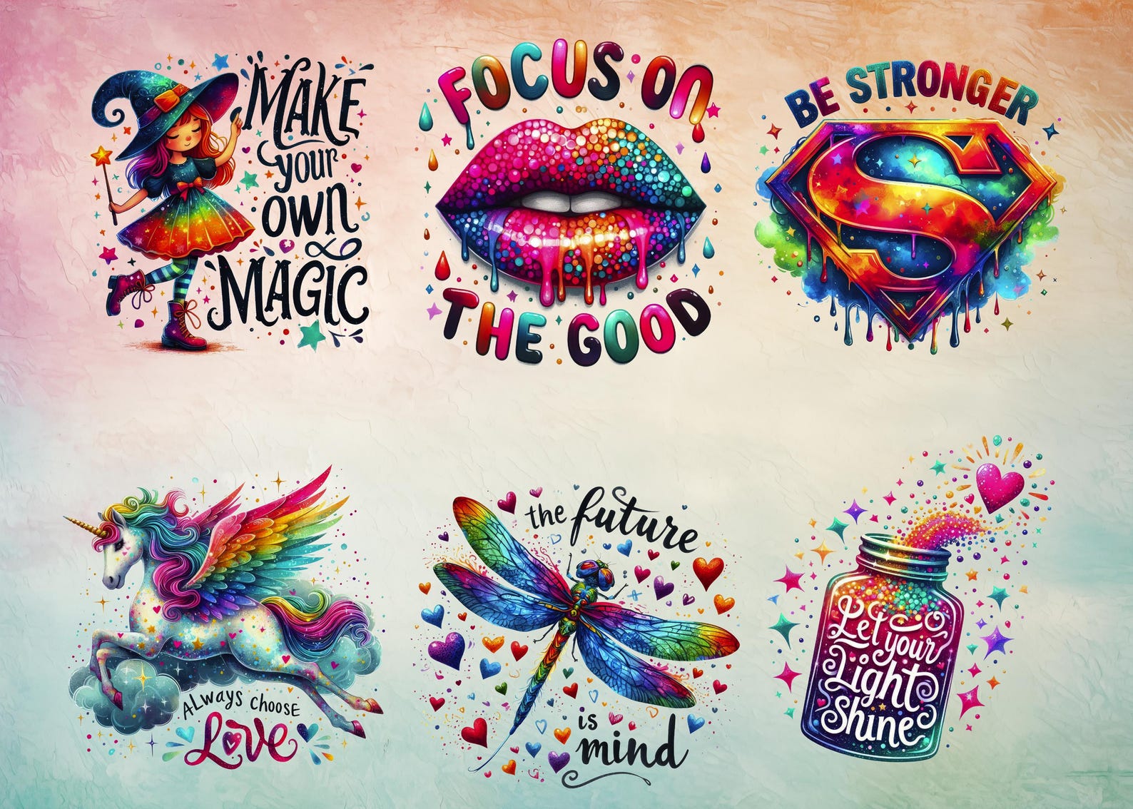 Motivational Sublimation Quotes Bundle - Etsy