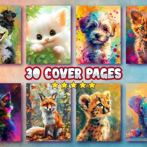 120 Wild Animals Coloring Pages for Kids: Embark on a Cute and Fun ...