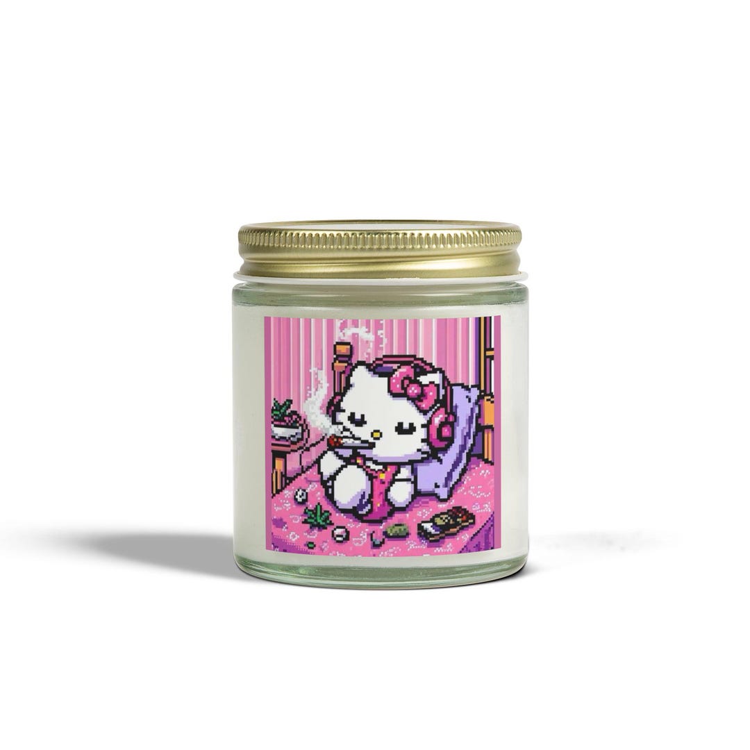 Hello Kitty Smoking Candles, Coconut Apricot Candle, Cute Candle Gift ...