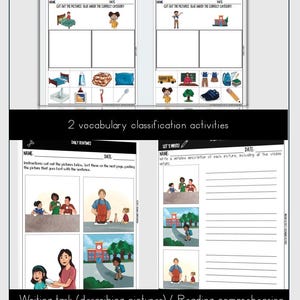 ESL Daily Routines Worksheet Bundle | Phonics | 4 Language Skills and ...
