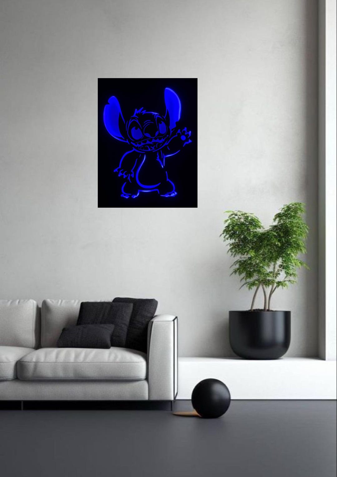 LED Wall Light | Cartoon Character Neon Style Sign | Kids Room Decor ...