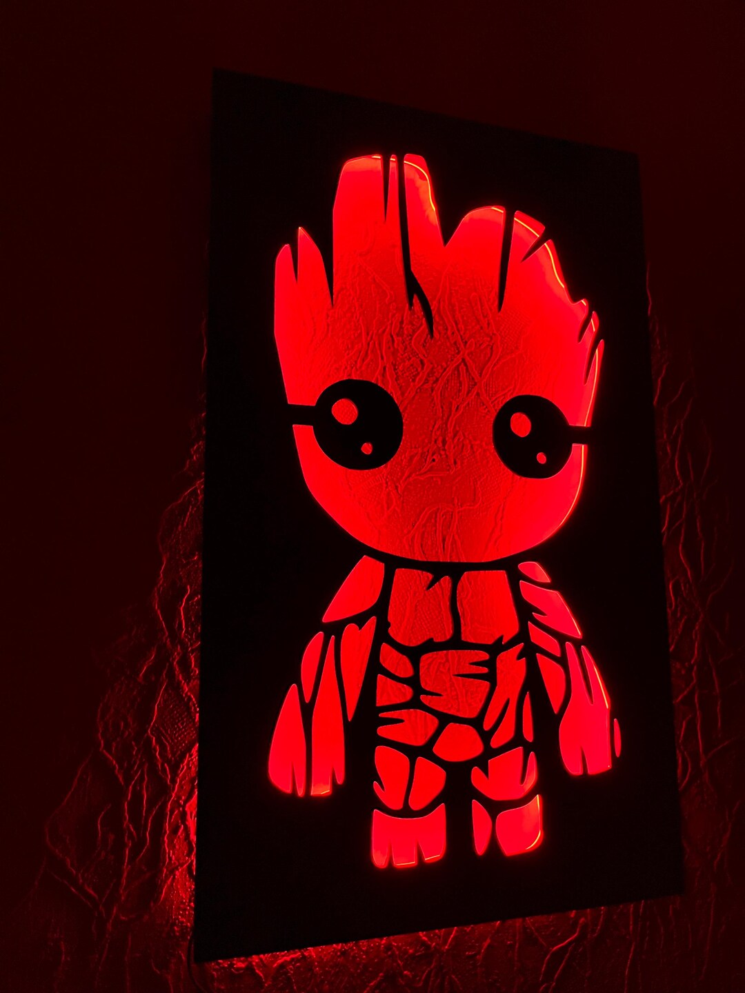Baby Groot Wall Decor, Groot Led Light Sign, Guardians of the Galaxy ...