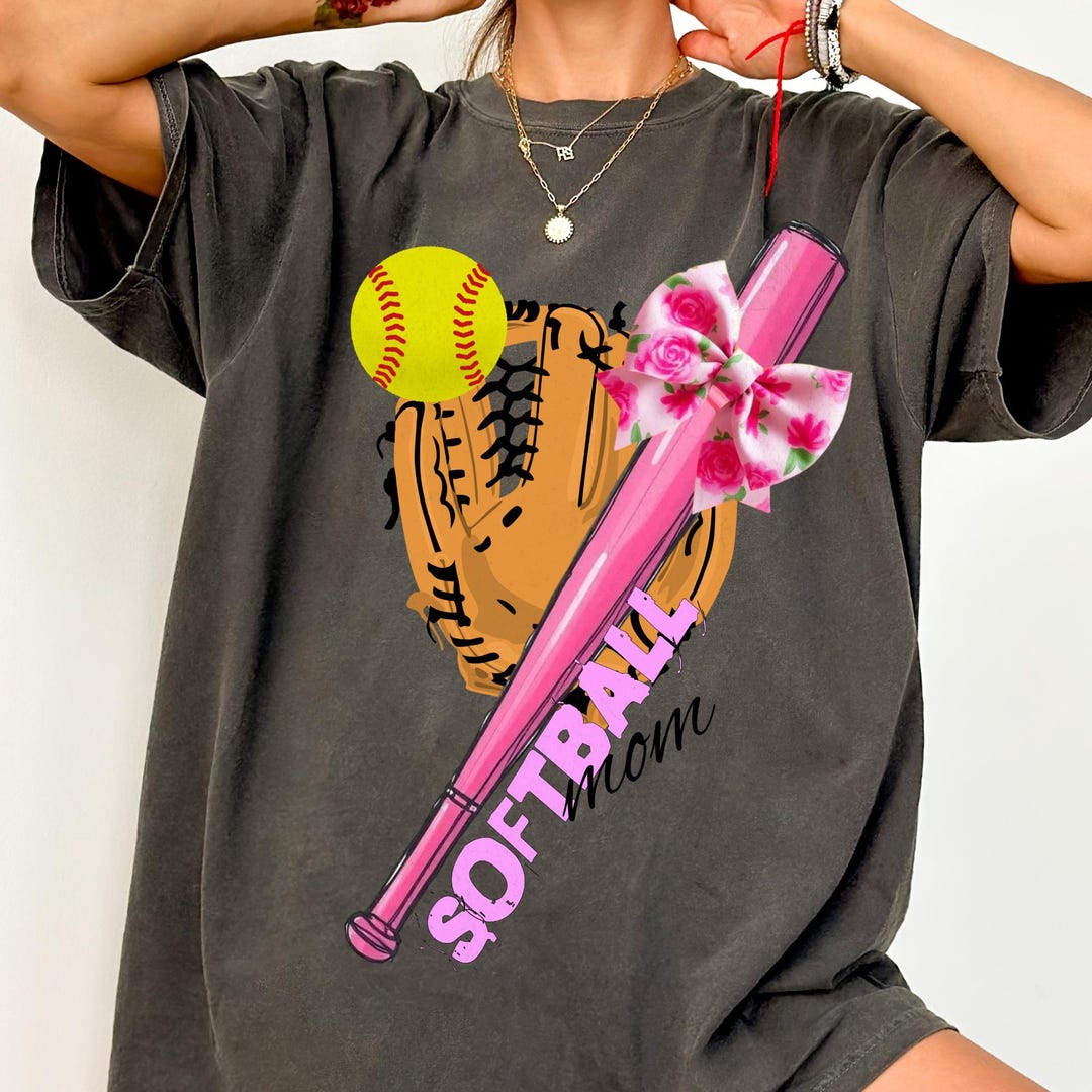 Unique Softball Mom Png Design,game Day Png,softball Mom Sublimation ...