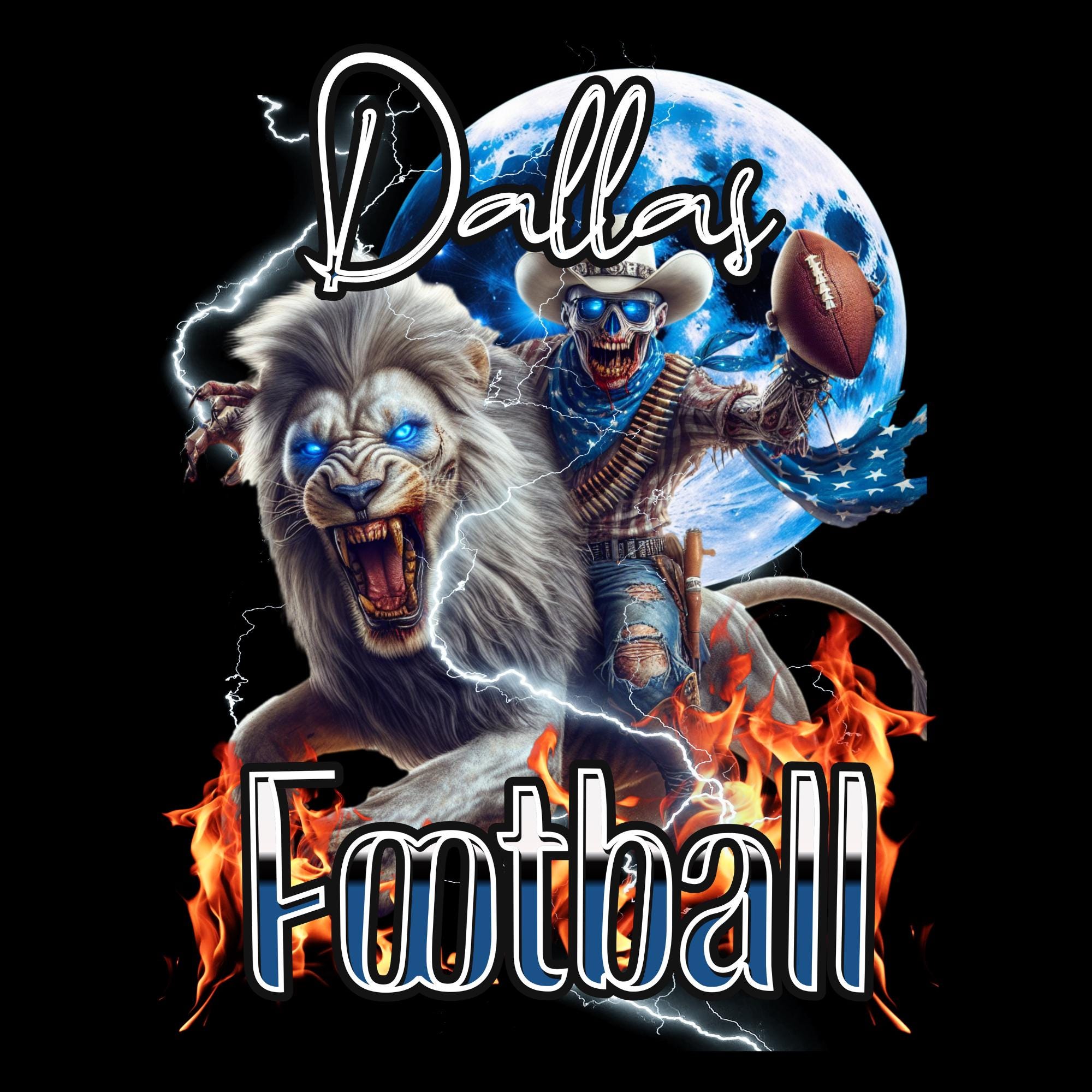 Stylish Dallas Football PNG: Game Day Clipart (3500x4500px) - Etsy