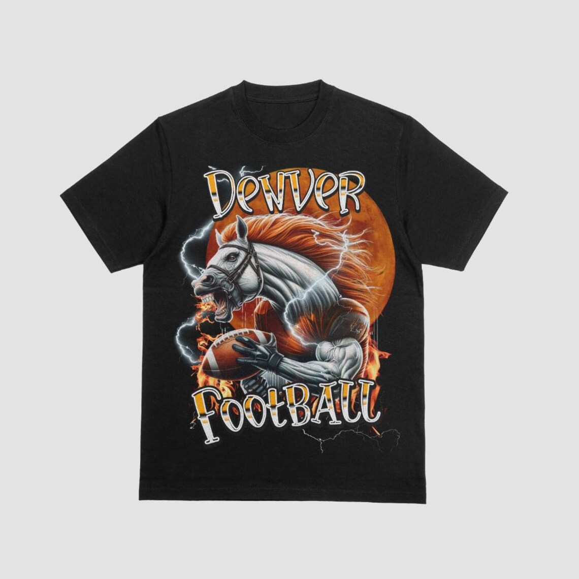 Stylish Denver Football Png,denver Game Day Png,denver Team Digital ...