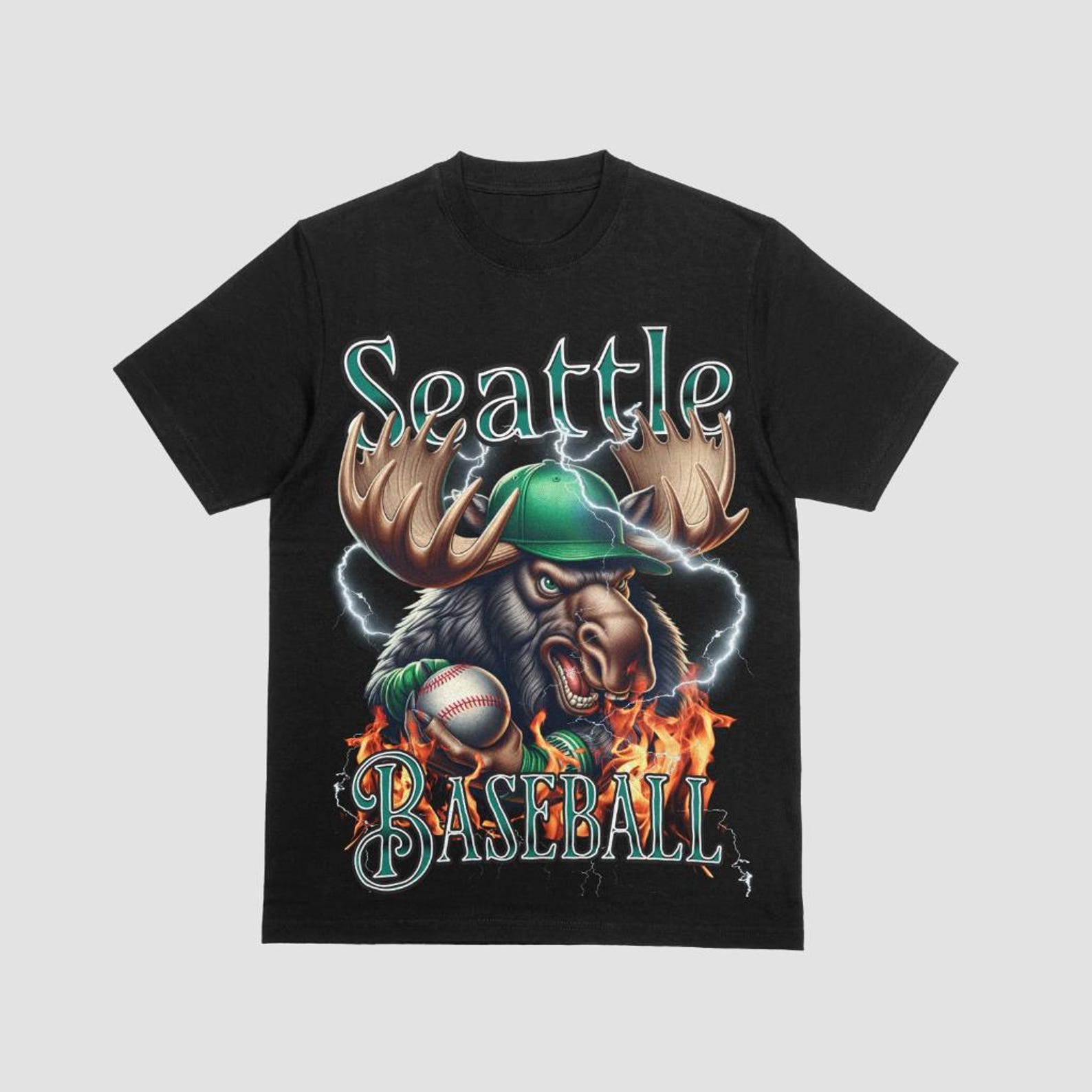 Seattle Baseball Moose PNG: Sports Clipart (digital Download) - Etsy