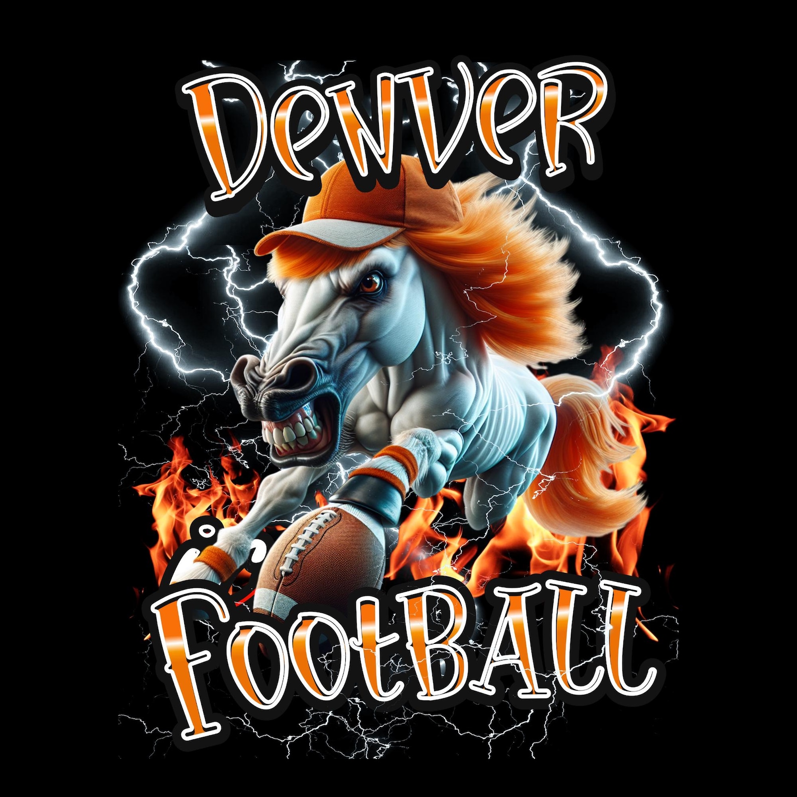Stylish Denver Football Png,denver Game Day Png,denver Png,denver ...