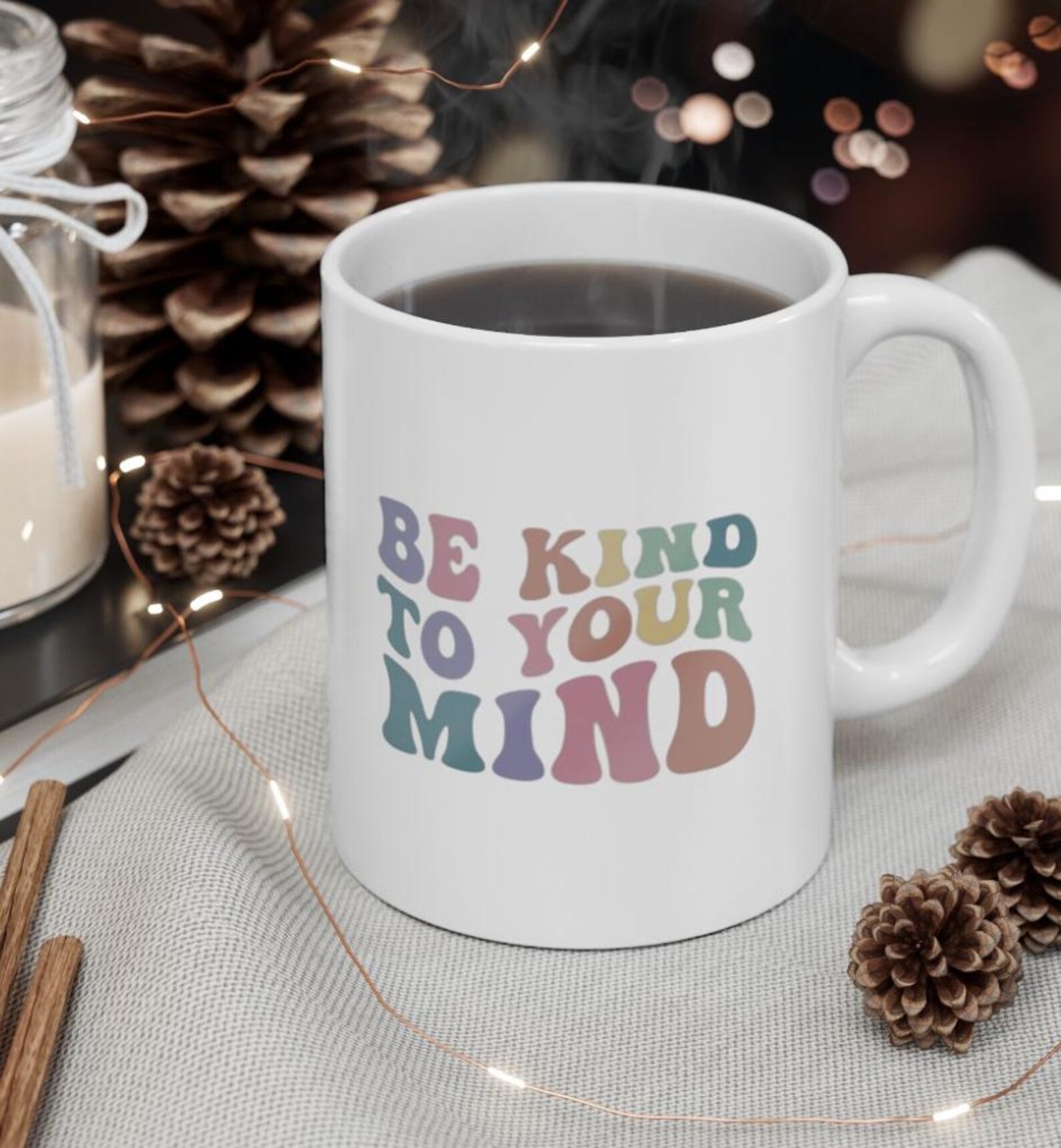 Mental Wellness Mug, Self-care Mug, Mindfulness Mug, Motivational ...