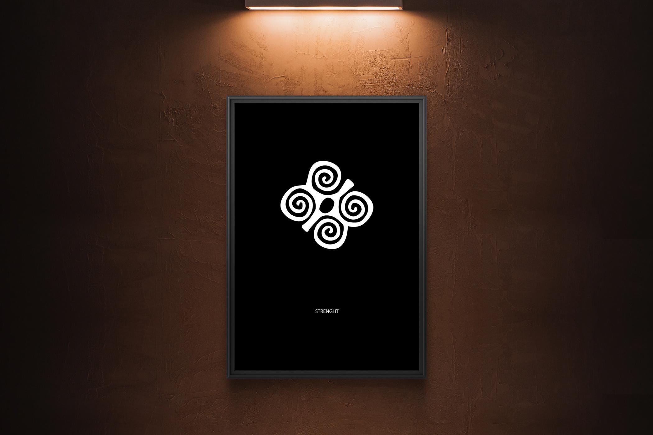 Poster Lokono Arawak Symbols - Spirit of Strength - Etsy