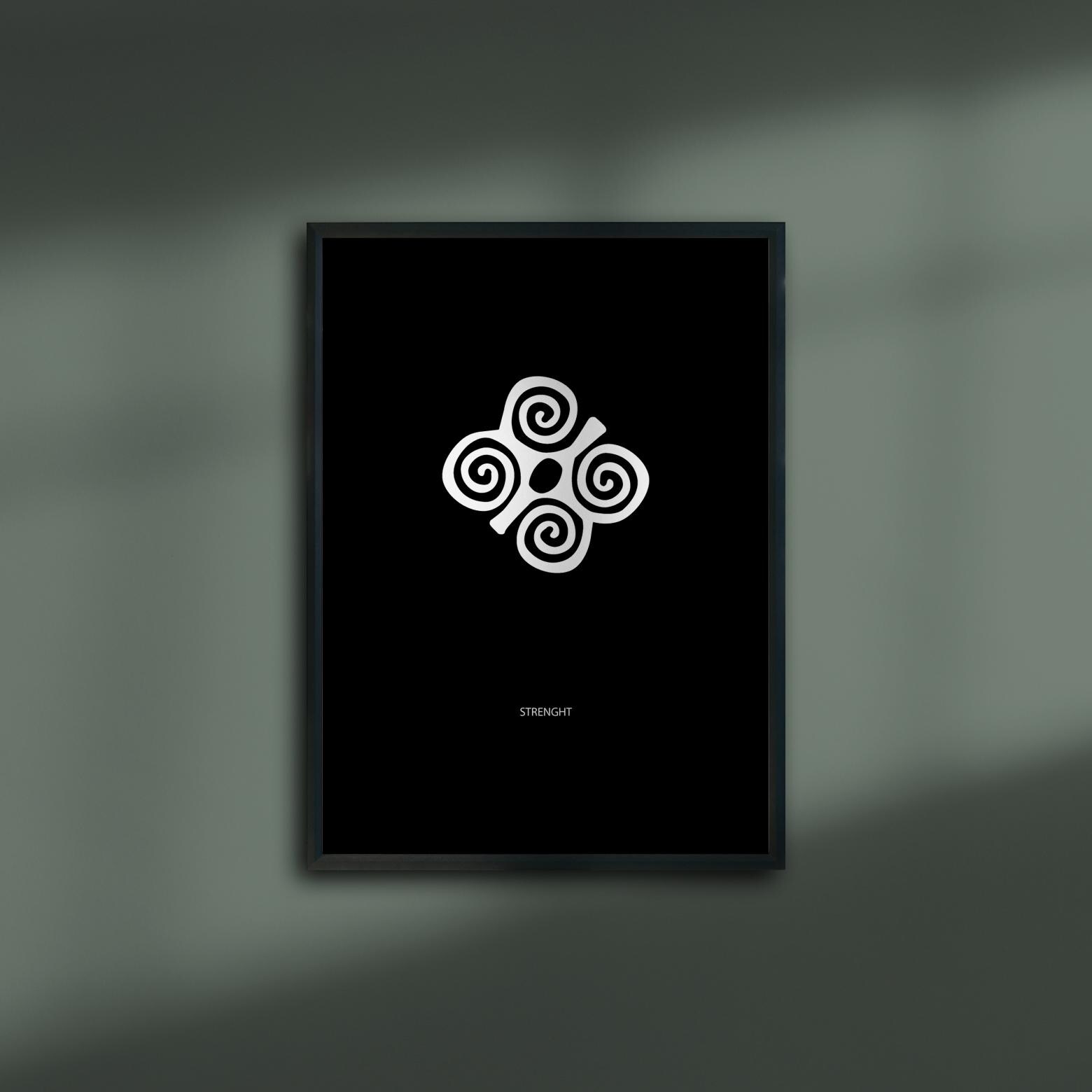 Poster Lokono Arawak Symbols - Spirit of Strength - Etsy