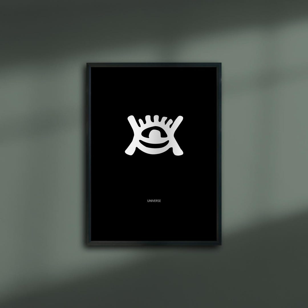 Poster Lokono Arawak Symbols - Embrace of the Universe - Etsy
