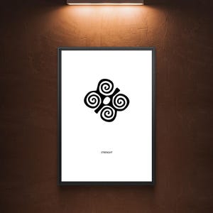 Poster Lokono Arawak Symbols - Spirit of Strength - Etsy