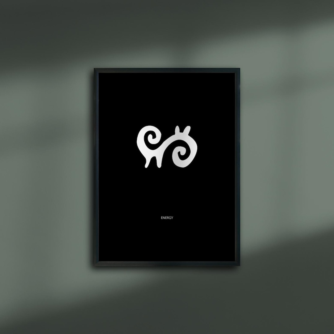 Poster Lokono Arawak Symbols - Flow of Ancestral Energy - Etsy