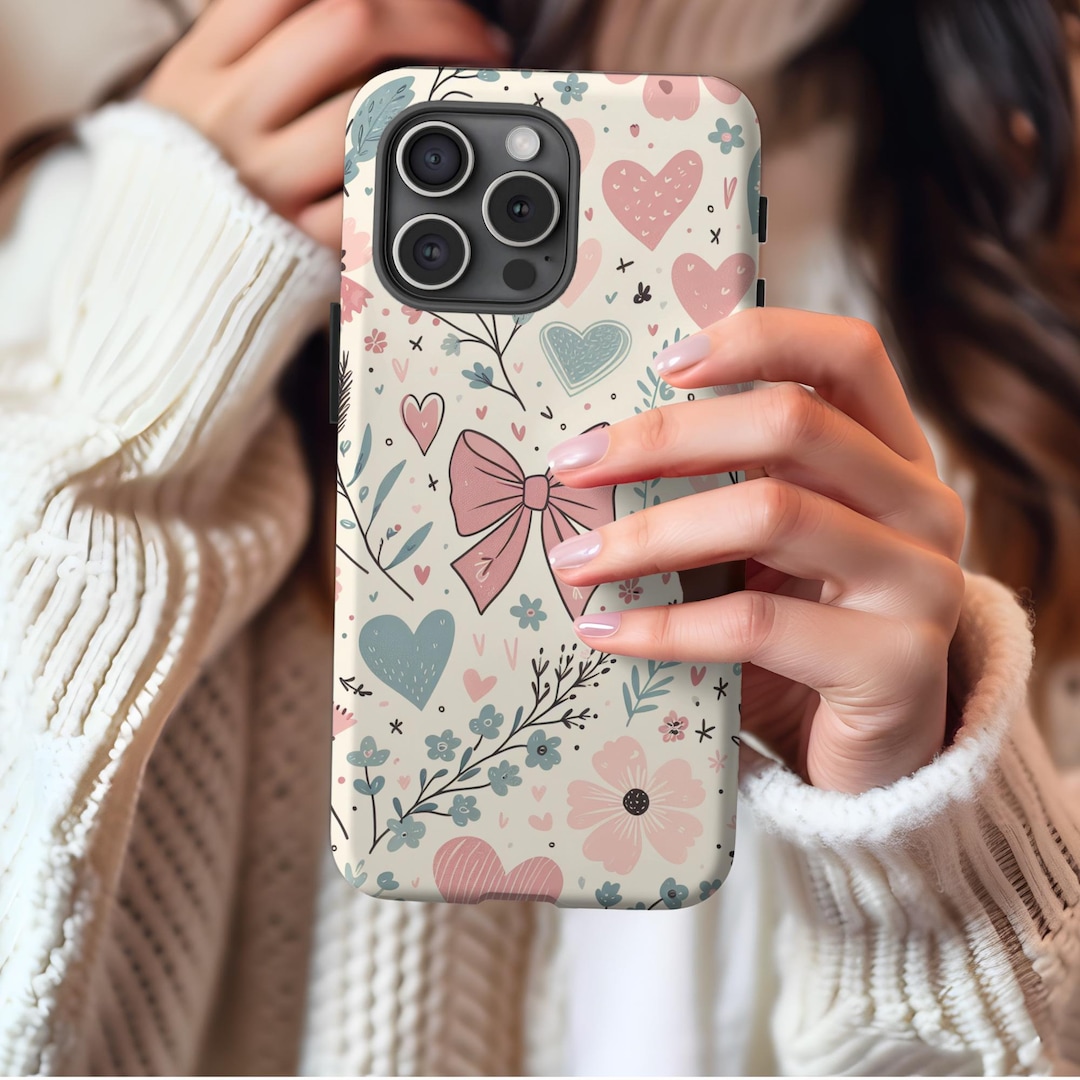 Vintage Coquette Phone Case | Valentine's Day Phone Case | Cute ...