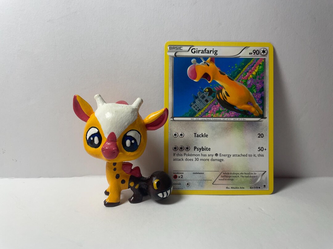 Littlest Pet Shop (LPS) Girafarig Custom Inspired Pokémon With Matching ...