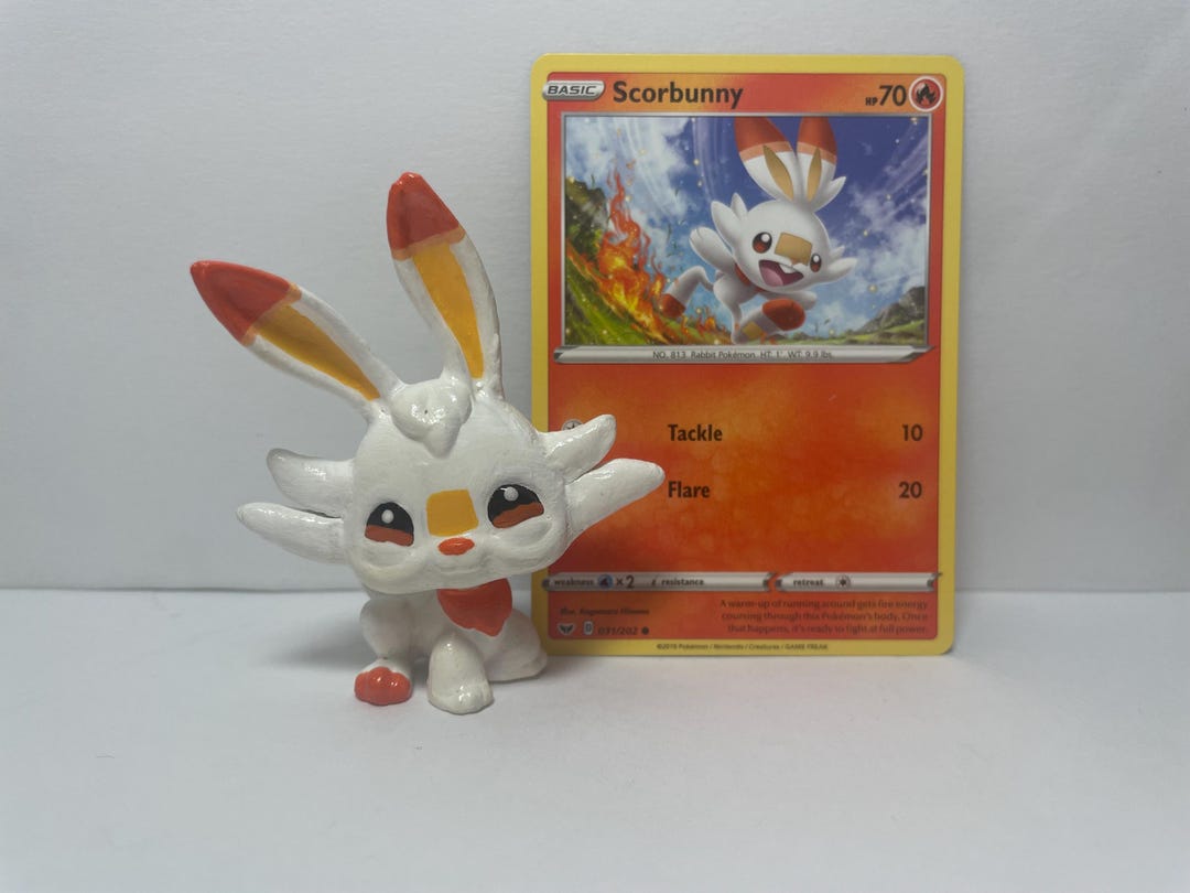Littlest Pet Shop LPS Scorbunny Handmade Custom Inspired Pokémon With ...