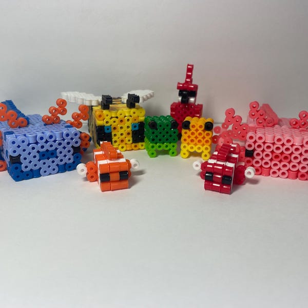 Perler Beads Birds - Etsy