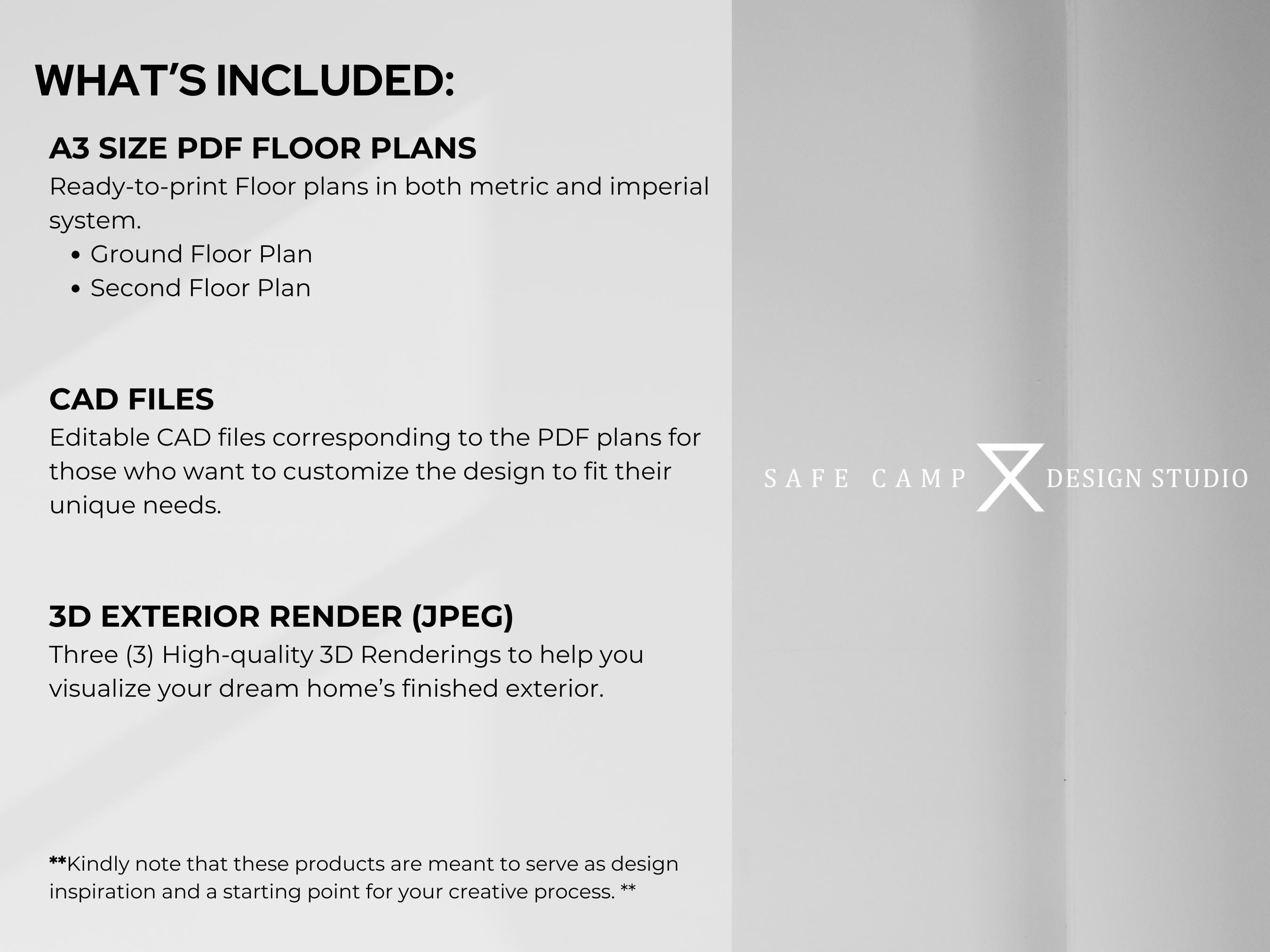 Modern Multi-unit House Plan, Duplex & Quadruplex Design (A3 PDF) - Etsy