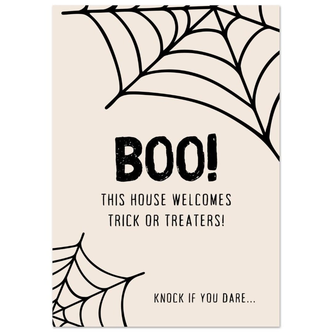 Knock If You Dare..... Premium Poster - Etsy