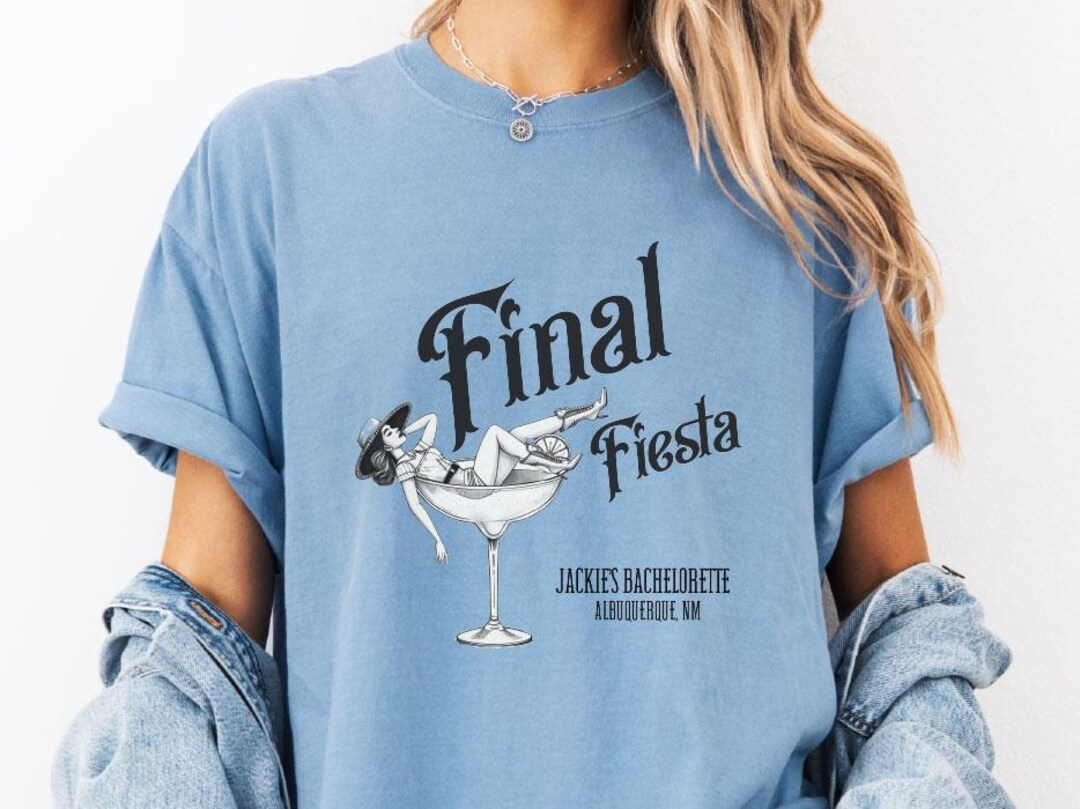 Customizable Final Fiesta Bachelorette Party T-shirt, Western Cowgirl ...