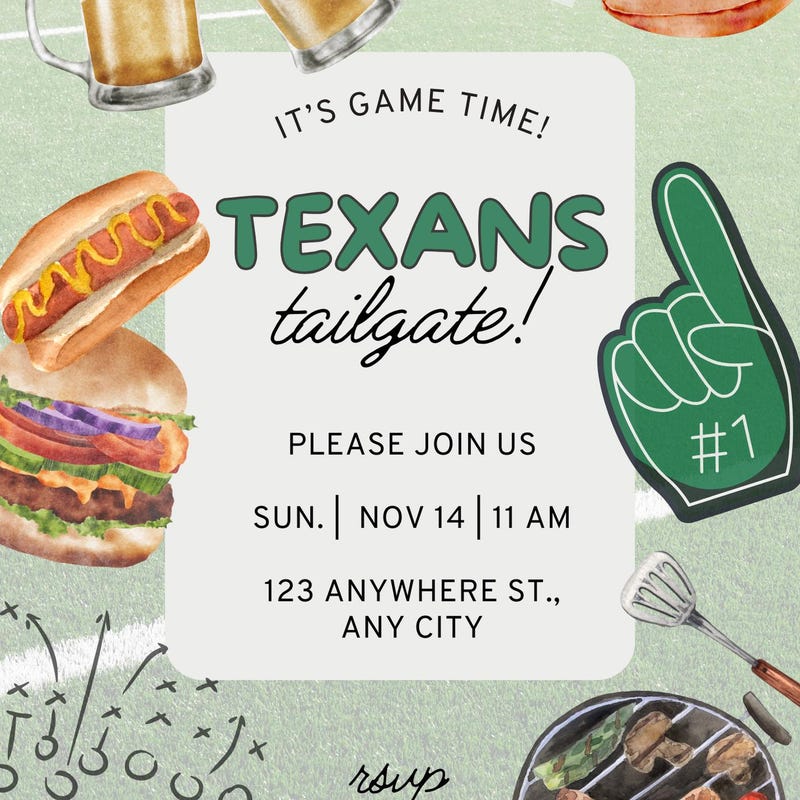 Football Tailgate - Etsy