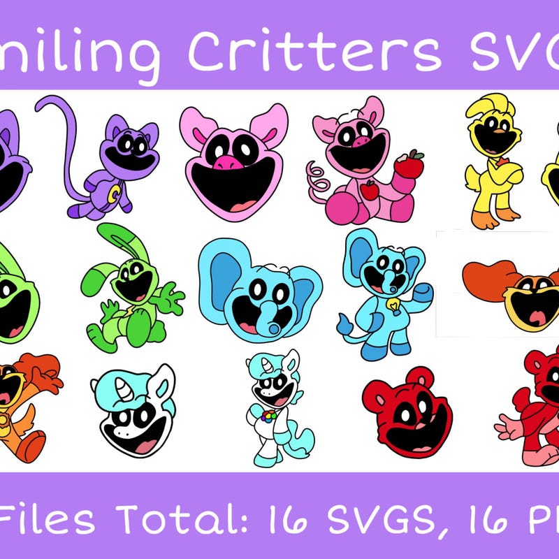 Smiling Critters Party Supplies - Etsy