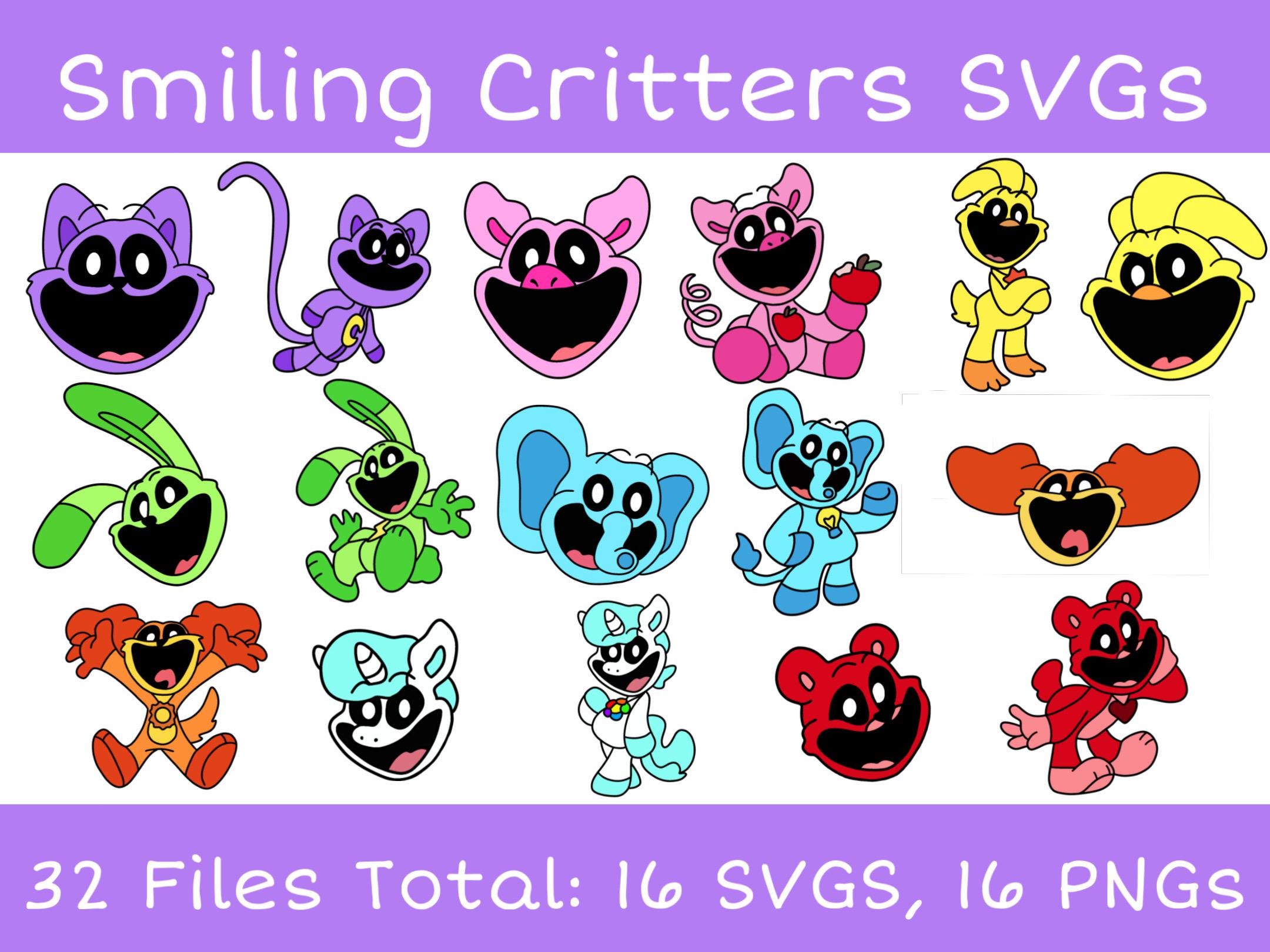 Smiling Critters Svg, Poppy Playtime Svg, Catnap Svg, Clipart, Digital ...