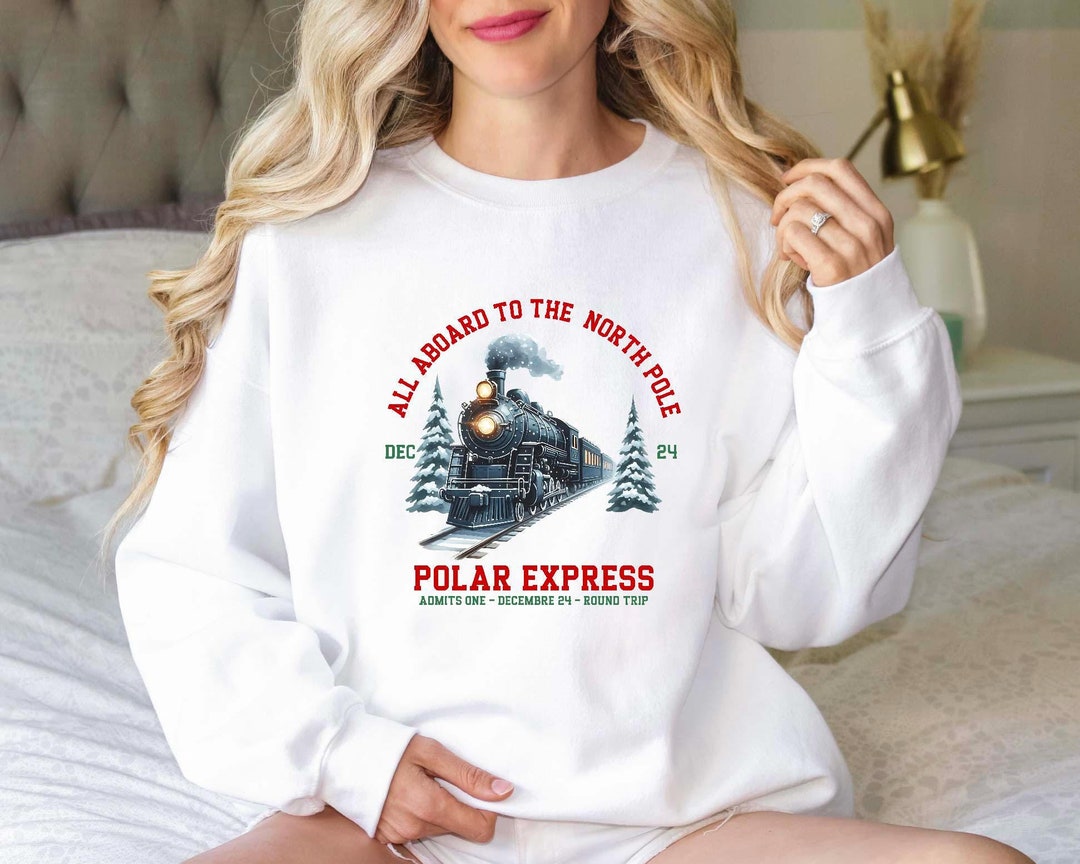 Polar Express Shirt, December 24 Polar Express Sweatshirt, Christmas ...
