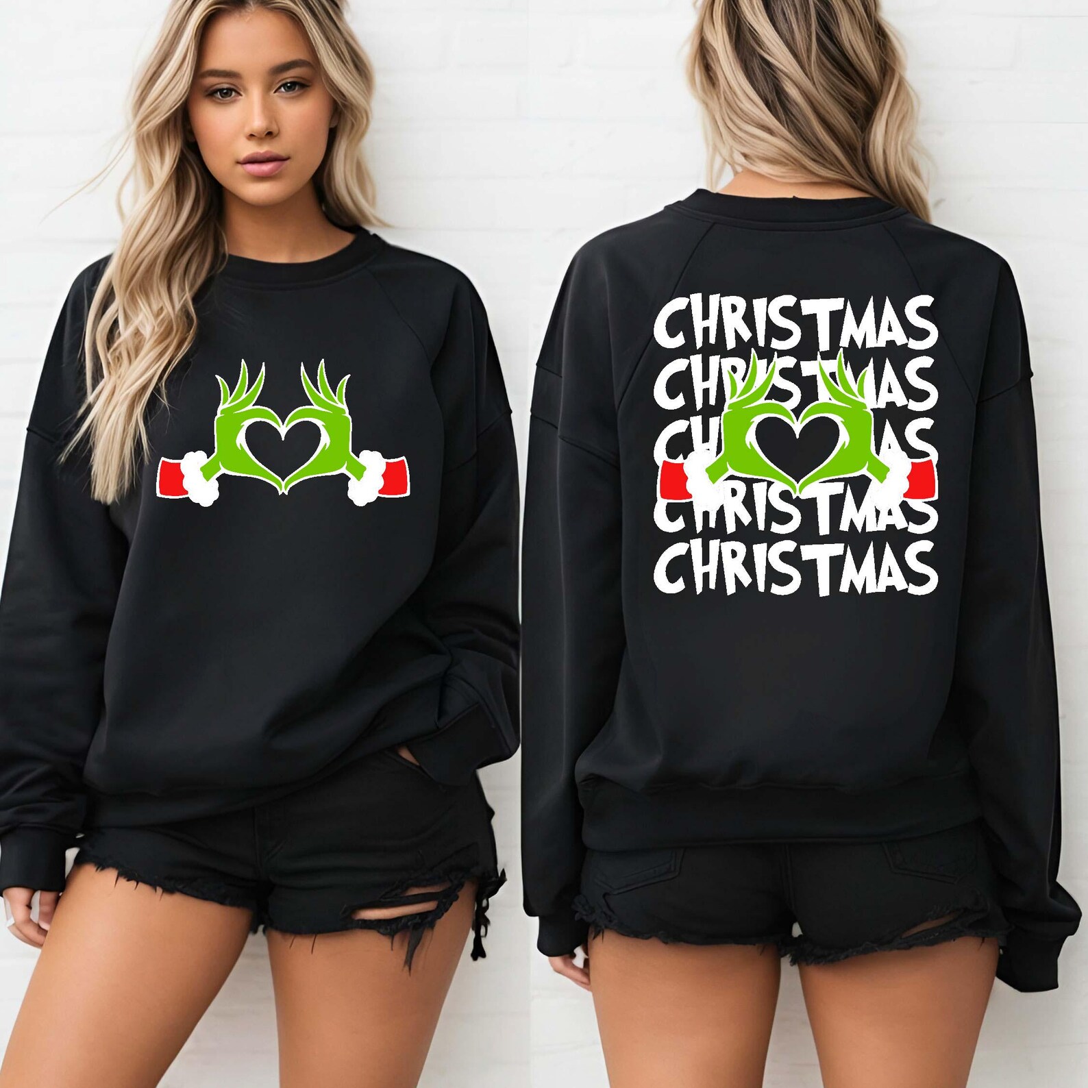 Grinch Family T-shirt, Christmas Matching Grinch Squad Family Shirt ...