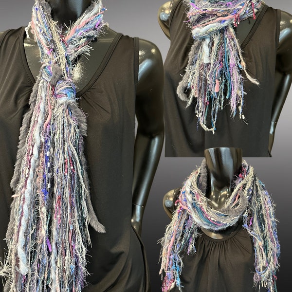 Scarf With Fringe - Etsy