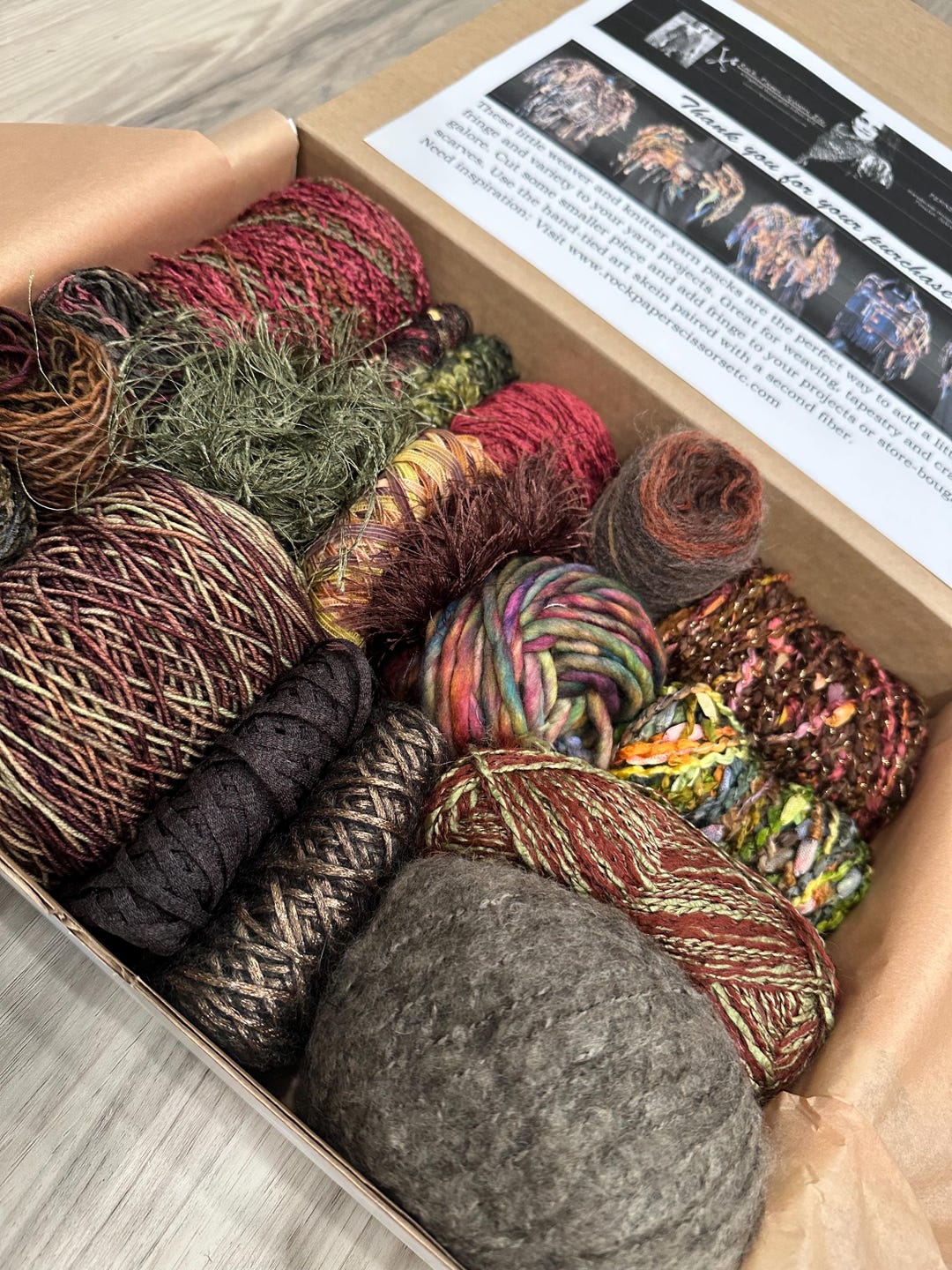 Knitting Art Yarn Bundle, 1.5 Lbs, Weaving Yarns, Bulk Orange Purple ...