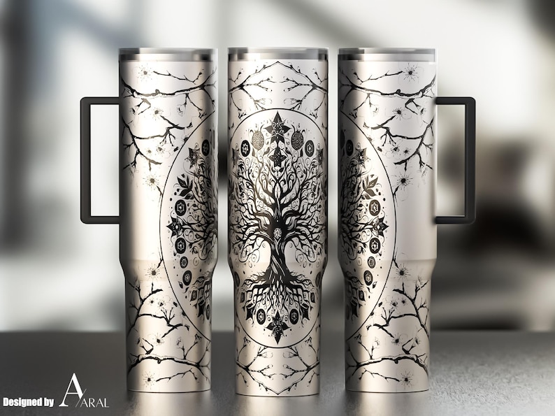 Tree of Life Tumbler Wrap SVG, Laser Engraving File, Tree of Life ...