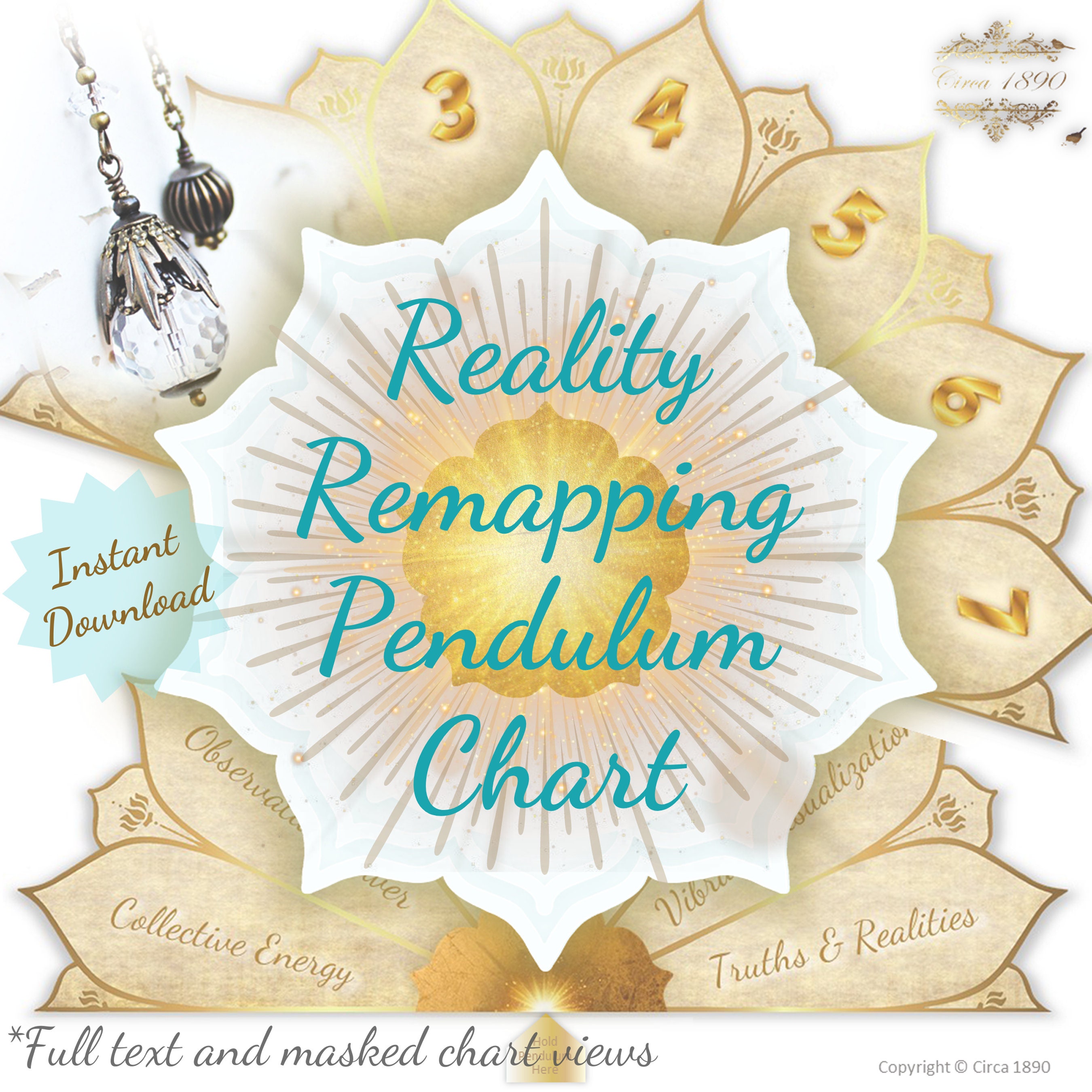 Reality Remapping Printable Pendulum Chart & Reading the Hidden Path to ...