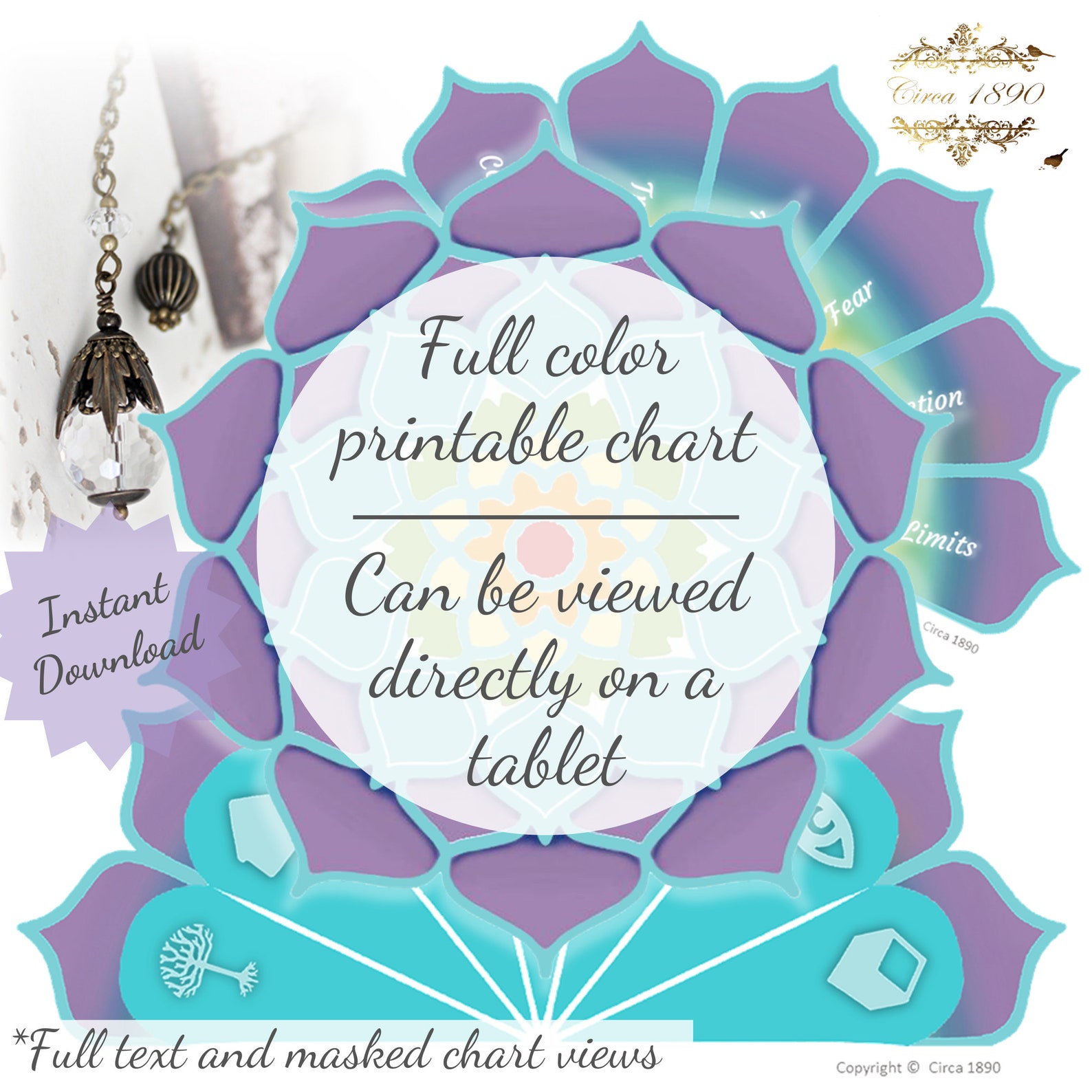 Abundance Printable Pendulum Chart Prosperity and - Etsy Canada