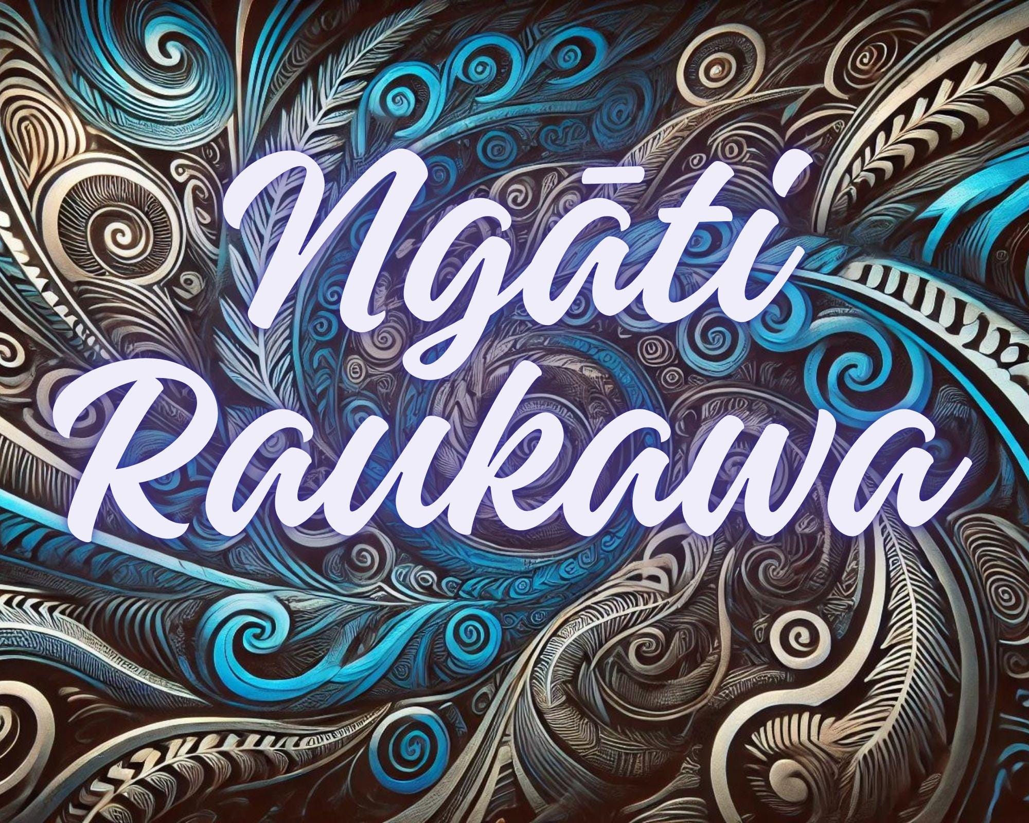 Custom Maori Iwi Art 8x10 - Ngāti Porou, Waikato, Rangitāne - Abstract ...