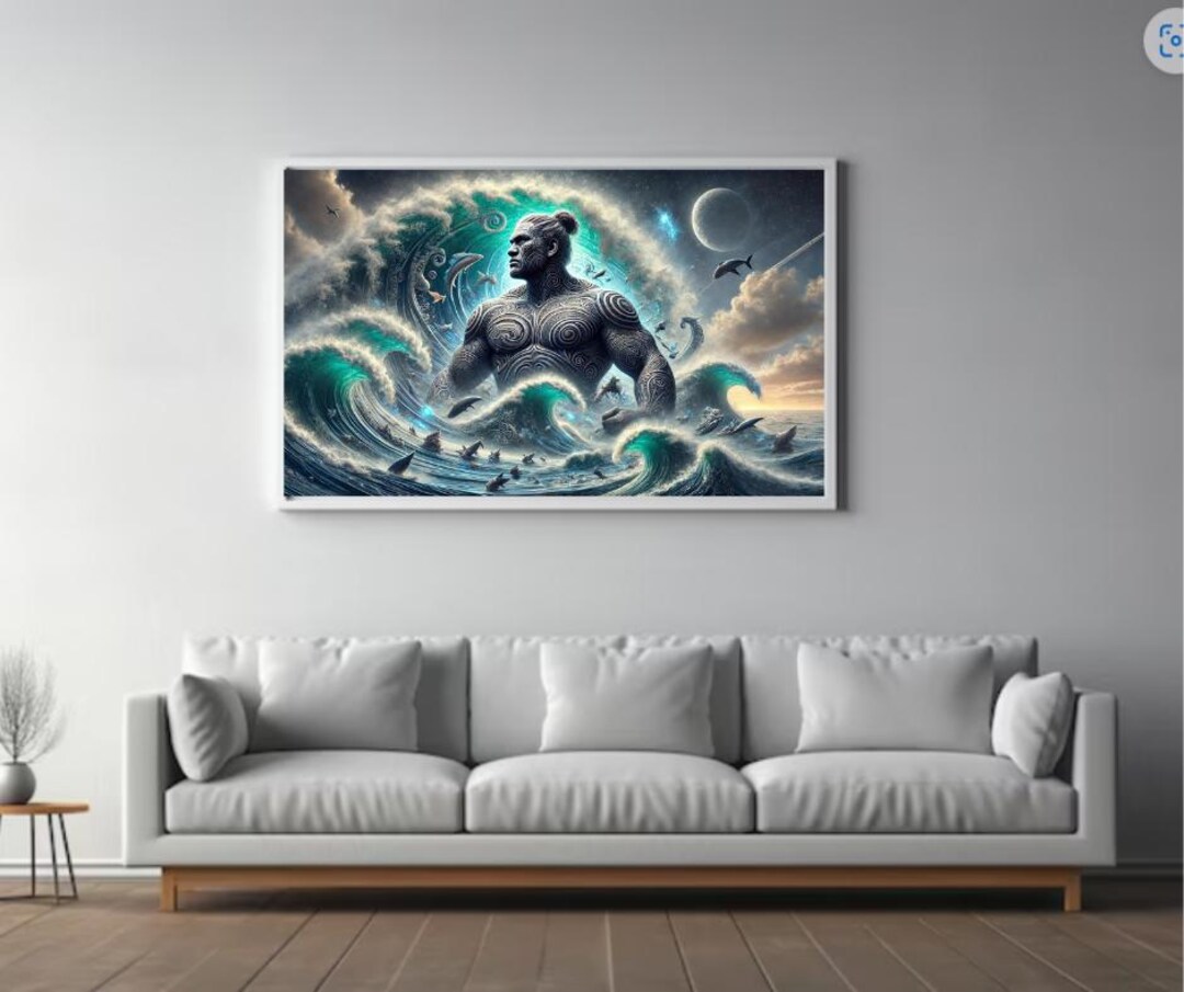 Tangaroa – Maori God of the Sea | Instant Digital Download (8x10, A3 ...