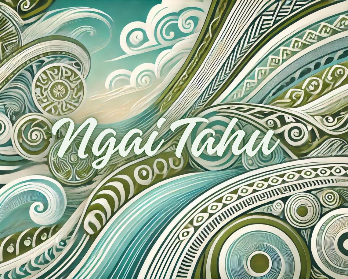 Custom Maori Iwi Art 8x10 - Ngāti Porou, Waikato, Rangitāne - Abstract ...