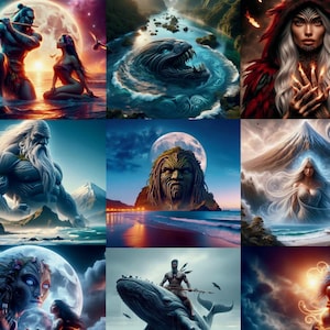 NZ Calendar, Maori Art, Maori Mythology, Maori Stories, NZ Art, Digital ...