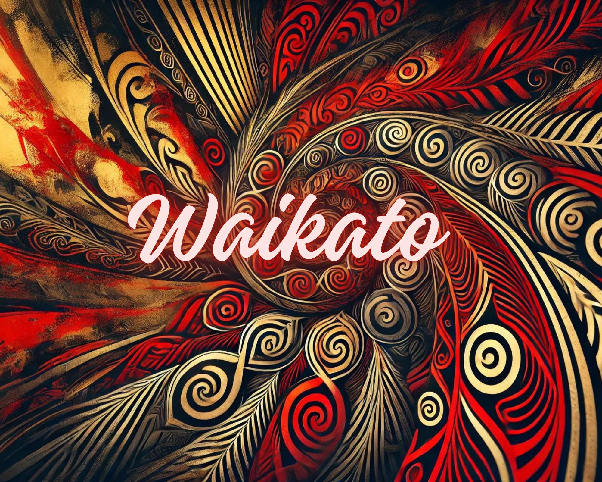 Custom Maori Iwi Art 8x10 - Ngāti Porou, Waikato, Rangitāne - Abstract ...