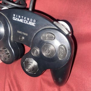 Modded Gamecube Controller With Carbon Fiber Sticks/buttons - Etsy