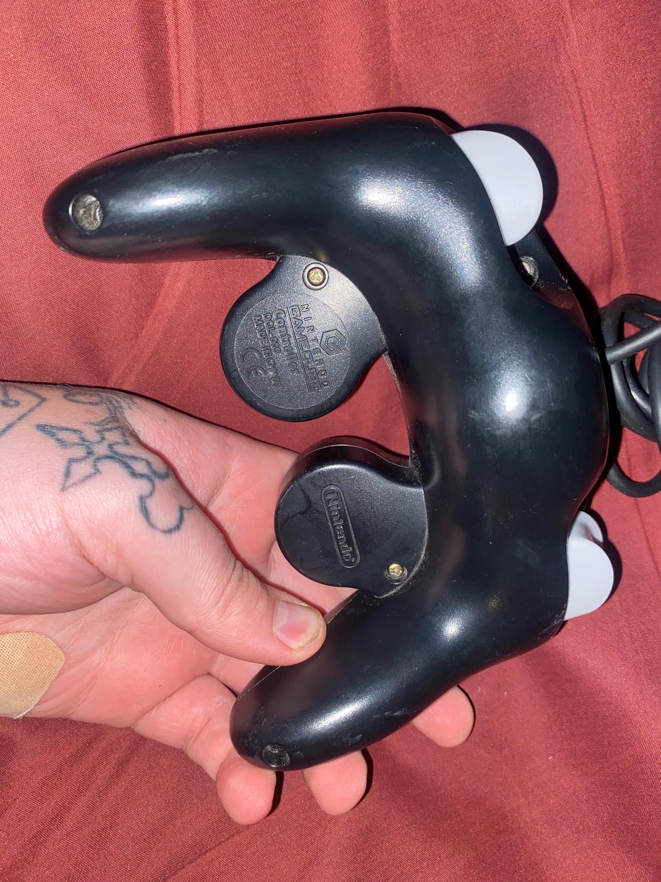 Modded Gamecube Controller With Carbon Fiber Sticks Buttons Etsy