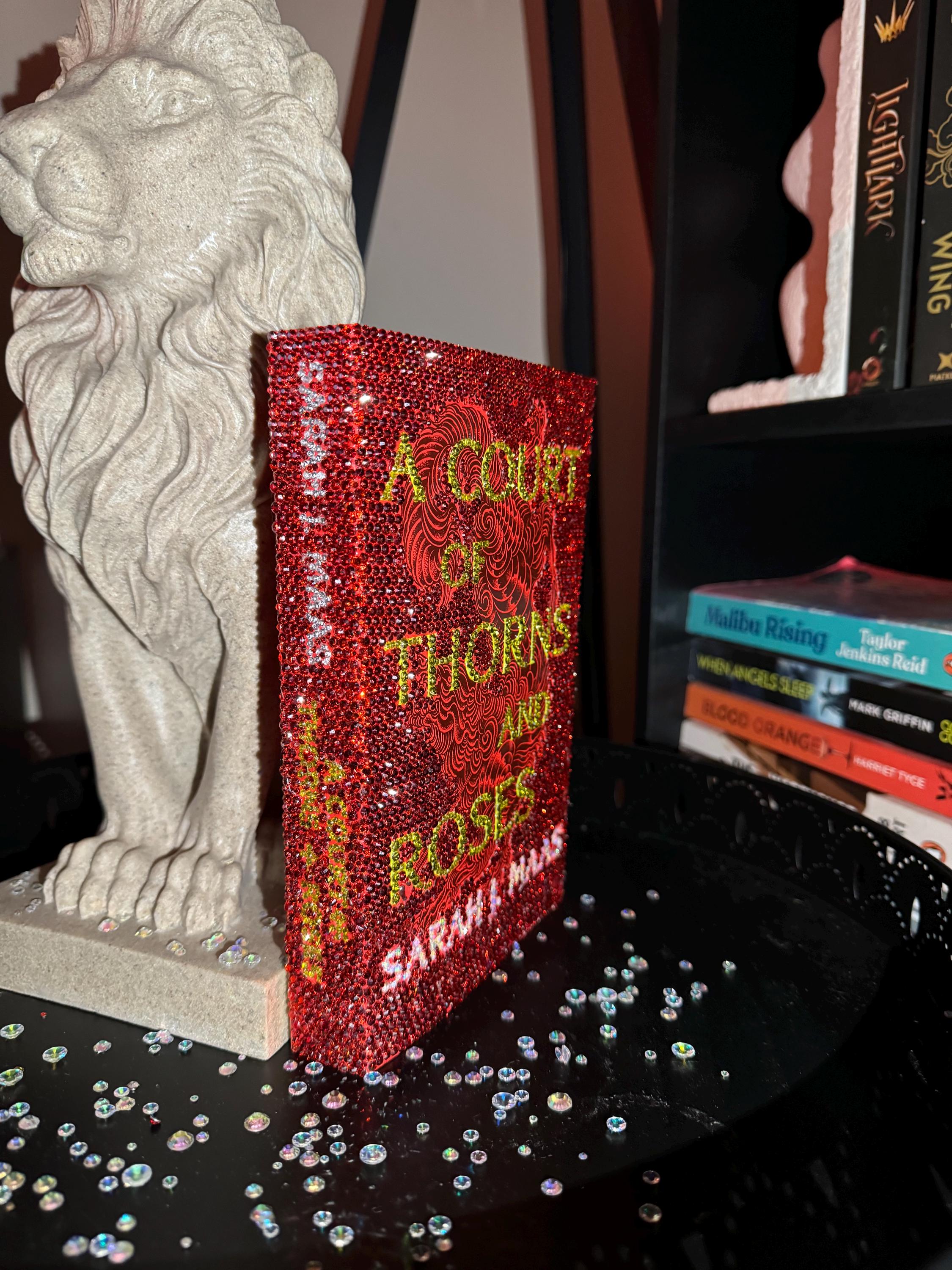 Bedazzled A Court of Thorns and Roses Book | Hand-decorated ACOTAR ...