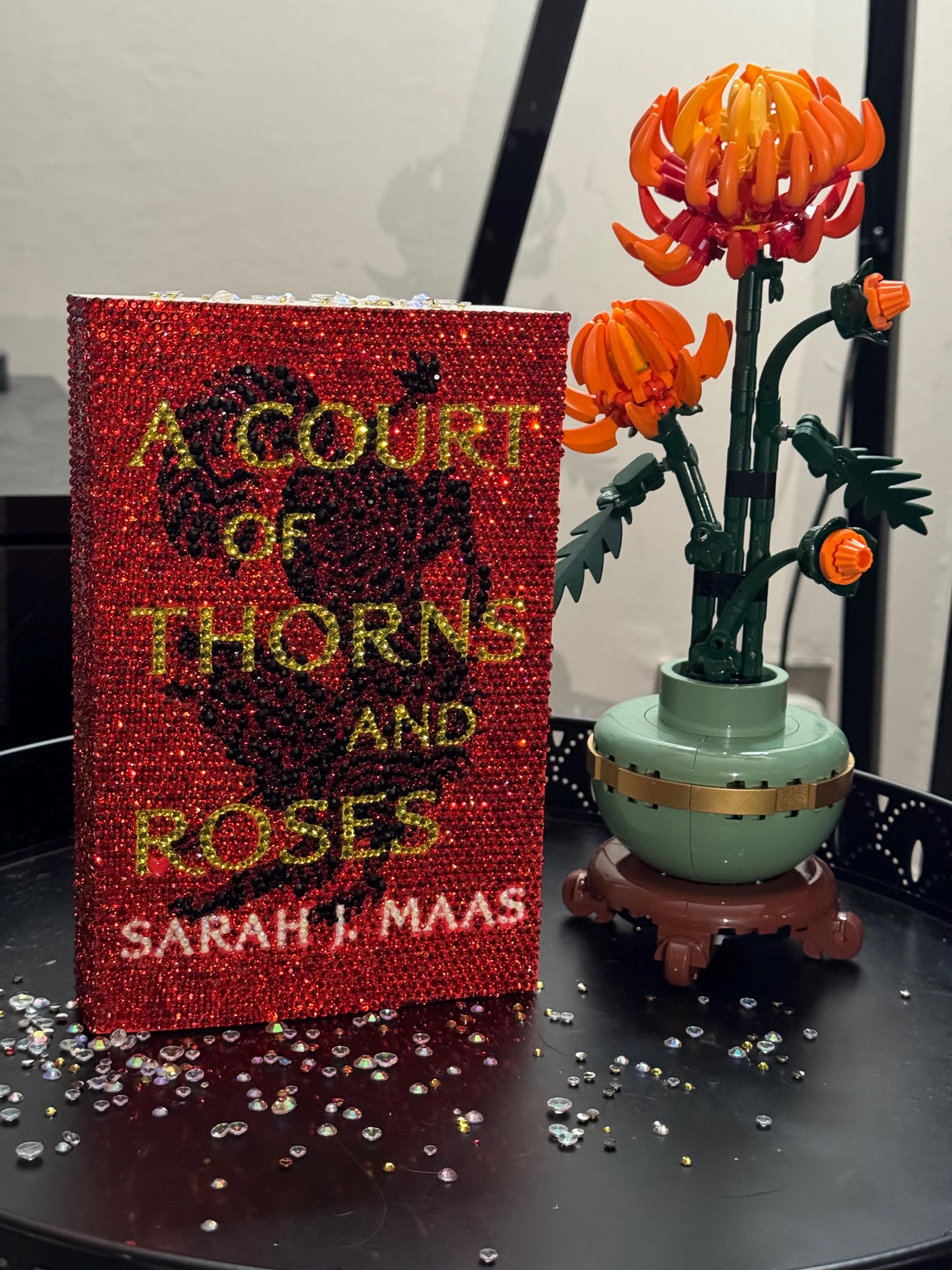 Bedazzled A Court of Thorns and Roses Book | Hand-decorated ACOTAR ...