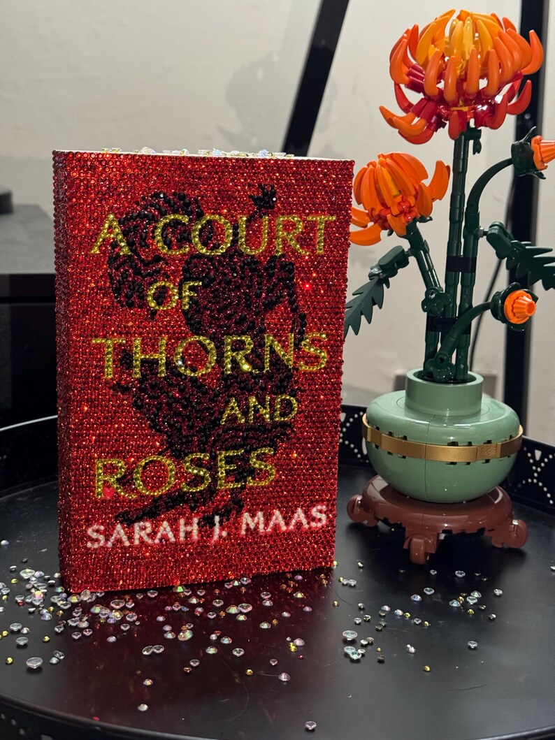 Bedazzled A Court of Thorns and Roses Book | Hand-decorated ACOTAR ...