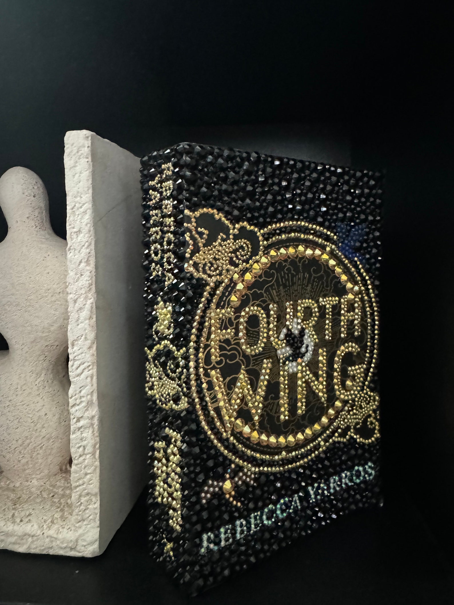 Bedazzled Fourth Wing Paperback | Hand-decorated Fantasy Novel ...