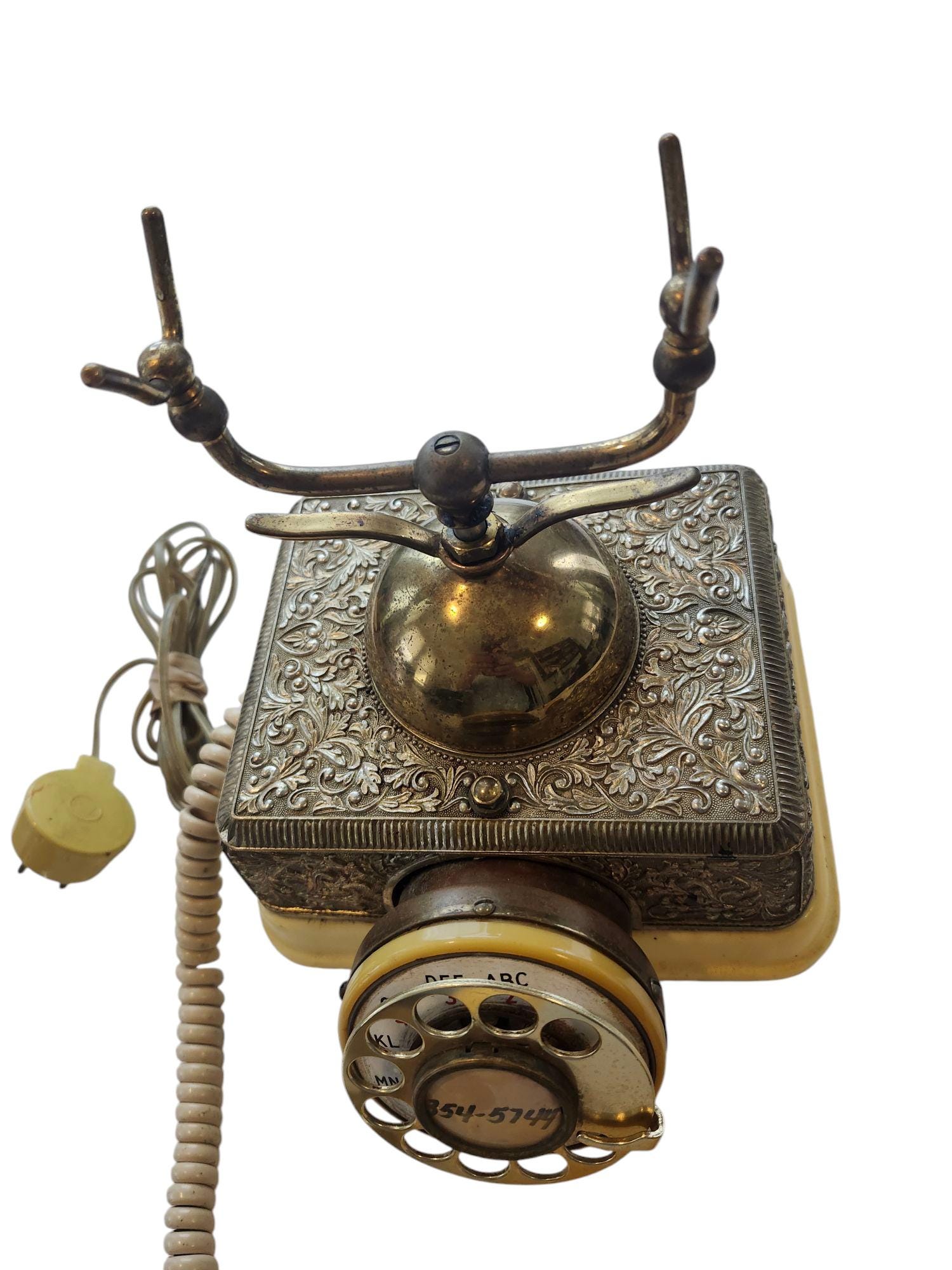 French Style Rotary Desk Vintage Telephone, Retro Landline, Radio Shack ...