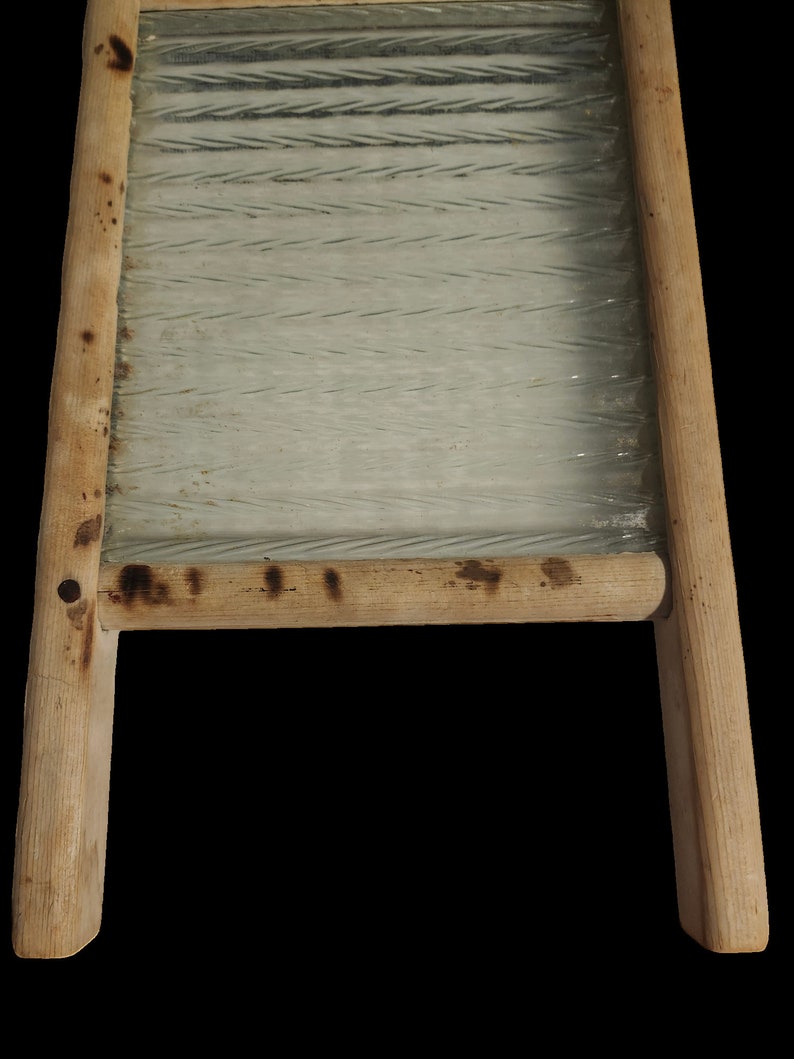 Vintage Glass Washboard, Laundry Room, Columbus Washboard Co, Small ...