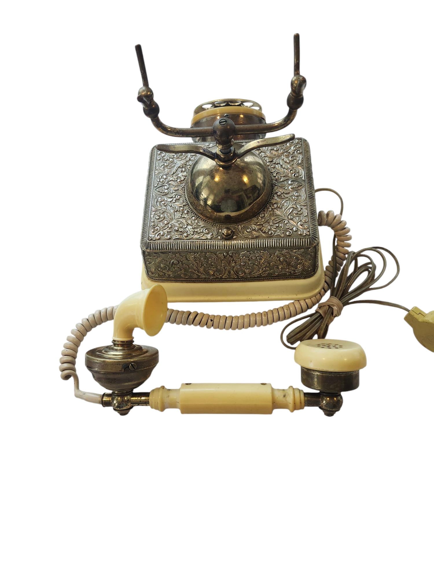 French Style Rotary Desk Vintage Telephone, Retro Landline, Radio Shack ...