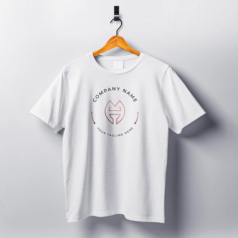 Initial letter H M Monogram Business Logo Design Icon Instant Digital ...