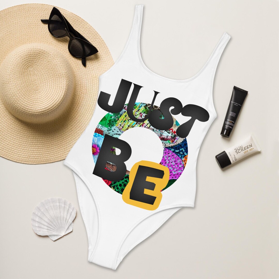 One-piece Artsy Unique Swimsuit Just Be Collection - Etsy
